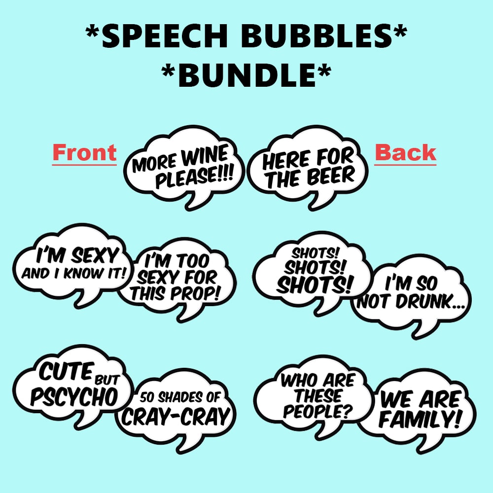 Speech Bubbles Bundle